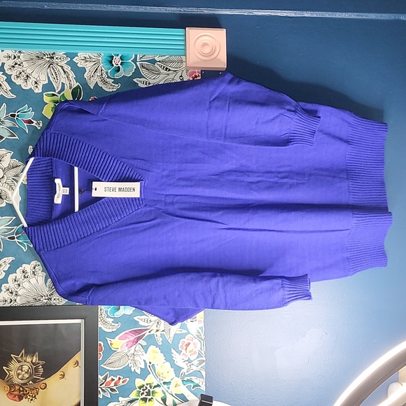 Steve Madden | Sweaters | Steve Madden Royal Blue Size Xs | Poshmark